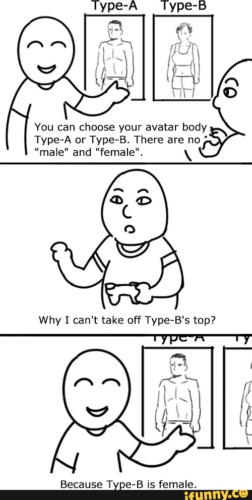 Type-A Type-B You can choose your avatar body Type-A or Type-B. There ...