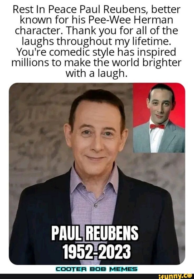 Paulreubens memes. Best Collection of funny Paulreubens pictures on iFunny