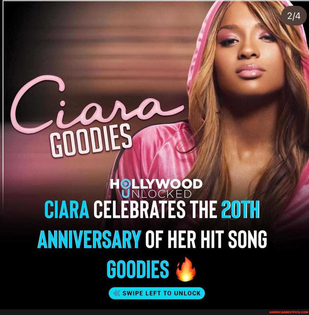 #Ciara celebrates the 20th anniversary of her classic hit song #Goodies ...