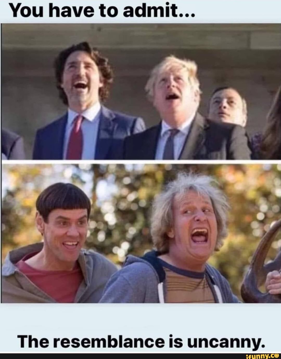 You have to admit... The resemblance is uncanny. - iFunny