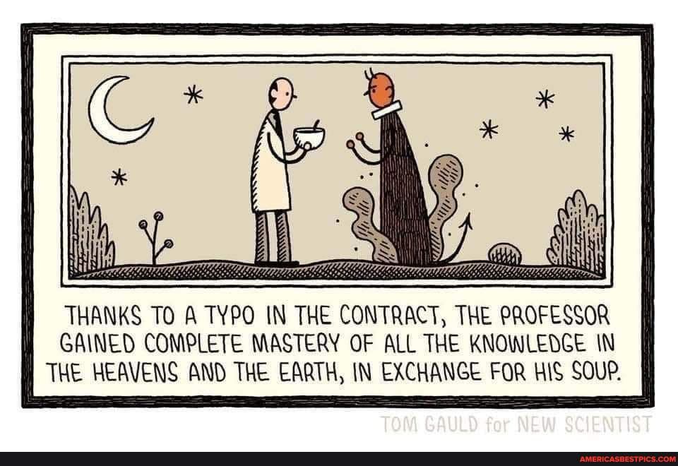 THANKS TO A TYPO IN THE CONTRACT, THE PROFESSOR GAINED COMPLETE MASTERY ...