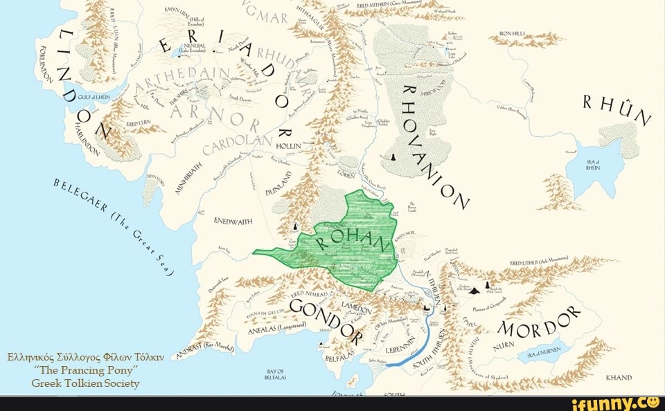 Rohan was established in year 2510 of the Third Age, five centuries ...