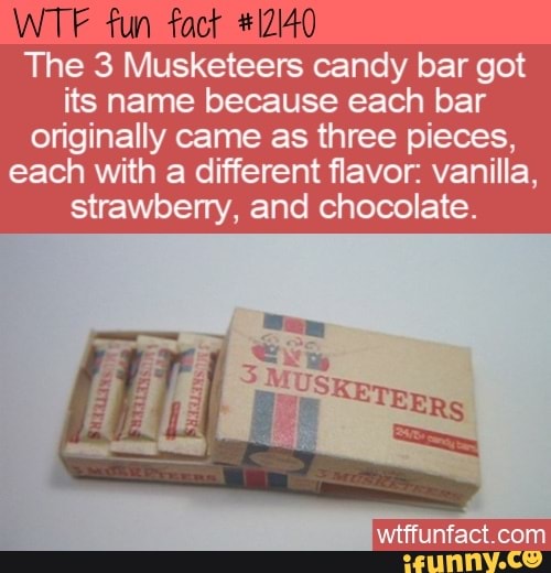 3 Musketeers Candy Bar Original