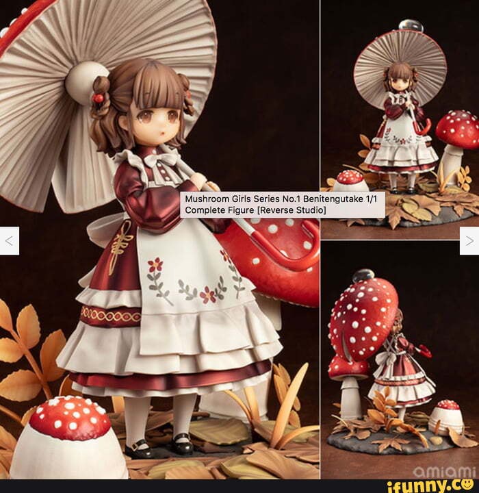 Mushroom Girls Series No.1 Benitengutake Complete Figure [Reverse Studio] - iFunny