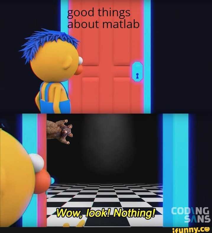 Good things about matlab COPING - iFunny