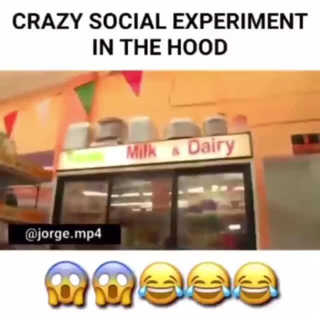 Just a prank bro CRAZY SOCIAL EXPERIMENT IN THE HOOD - iFunny :)