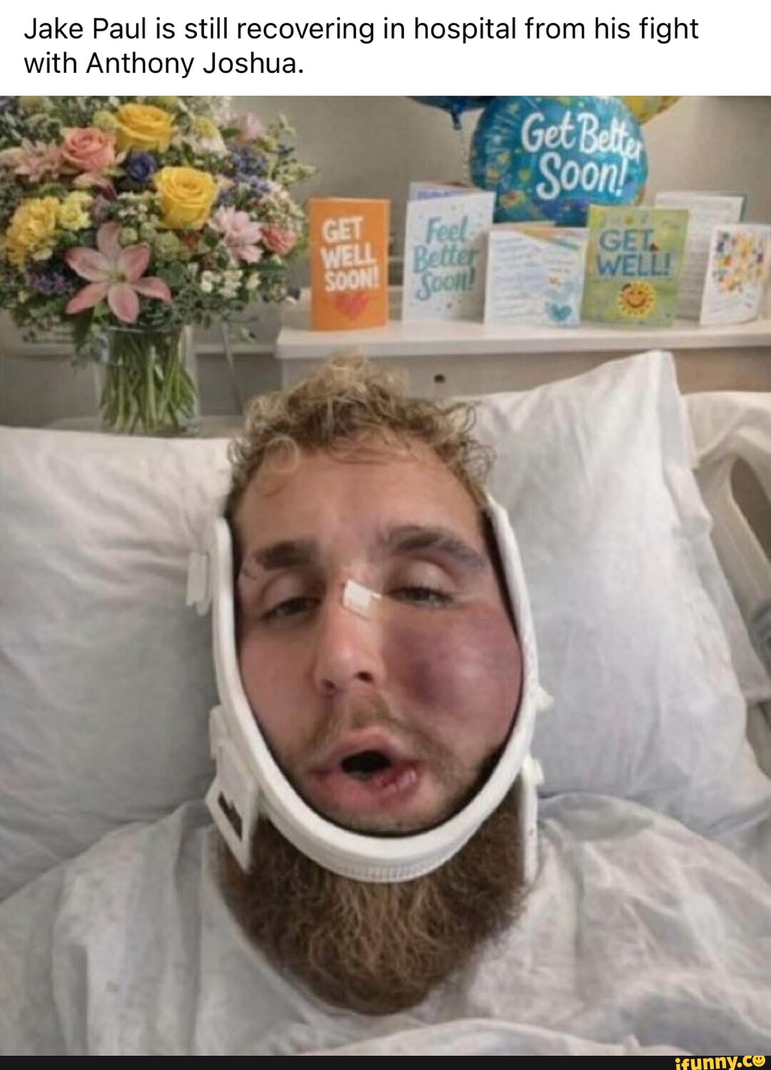 Jake Paul is still recovering in hospital from his fight with Anthony ...