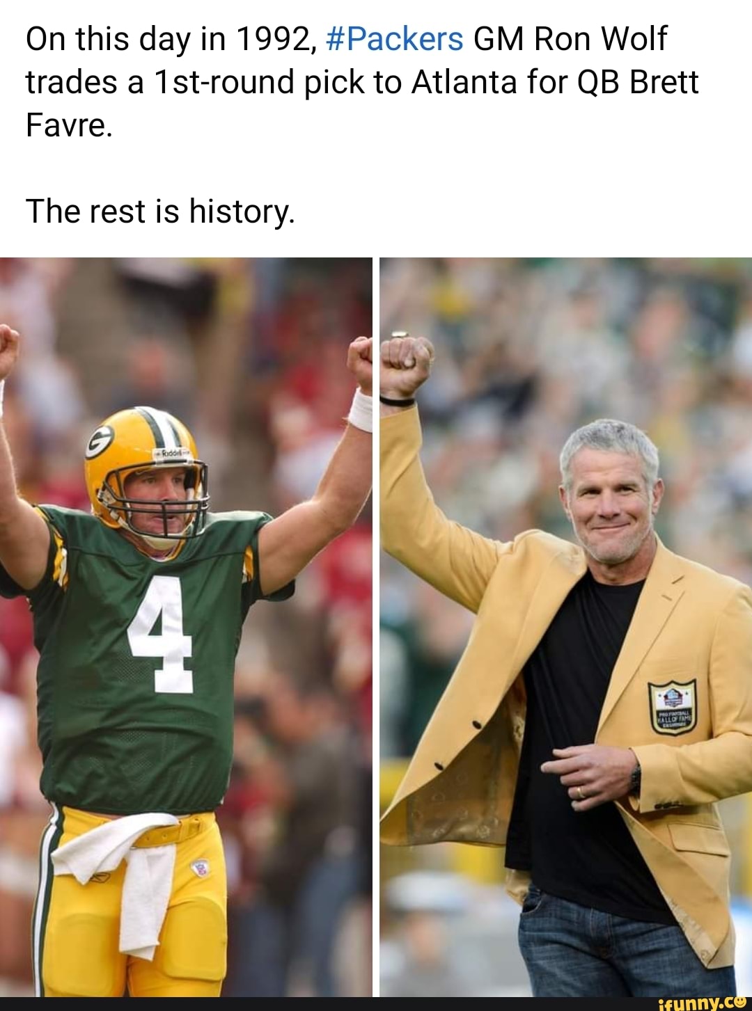 On this day in 1992, #Packers GM Ron Wolf trades a 1st-round pick to ...