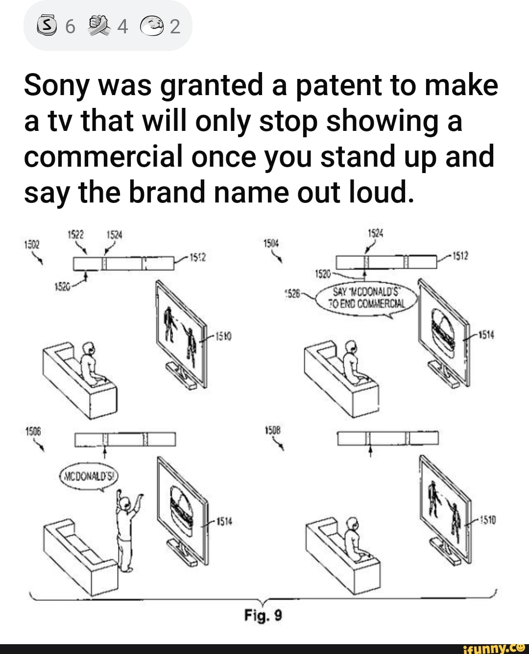BA Sony was granted a patent to make a tv that will only stop showing a ...