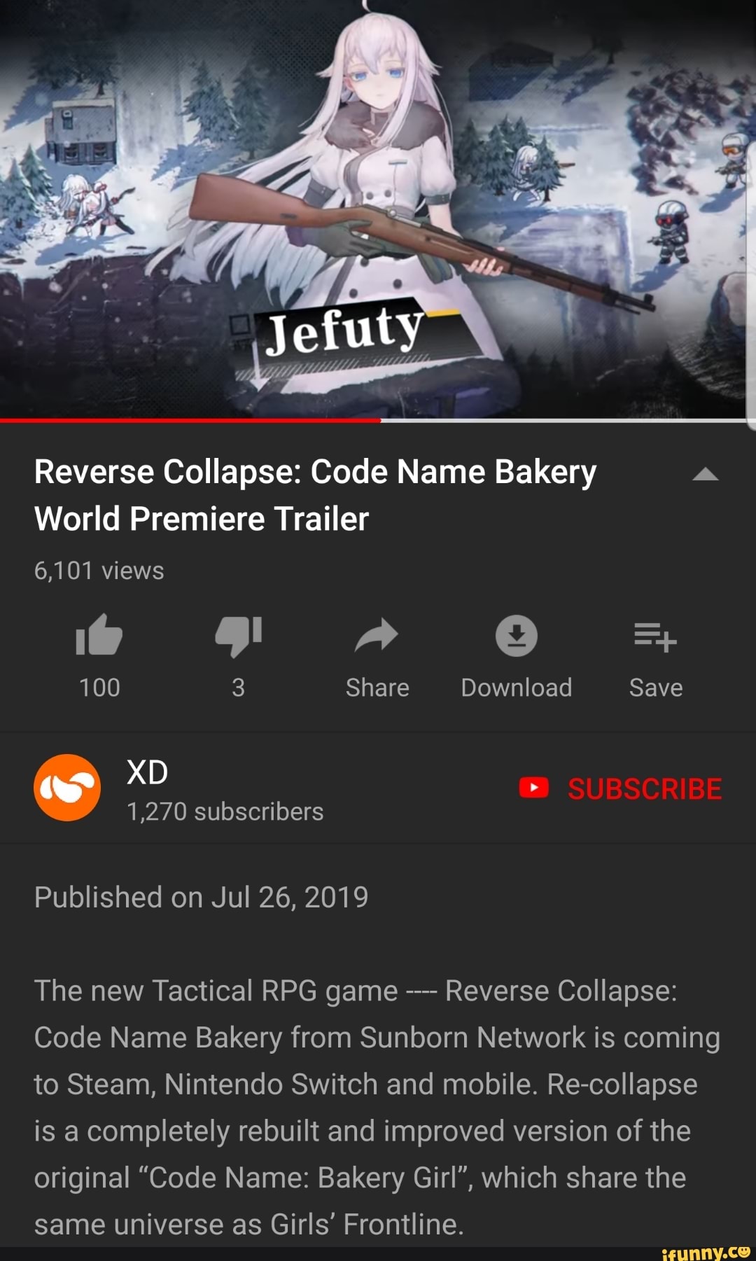 Reverse Collapse: Code Name Bakery A World Premiere Trailer The new Tactical RPG game Reverse ...