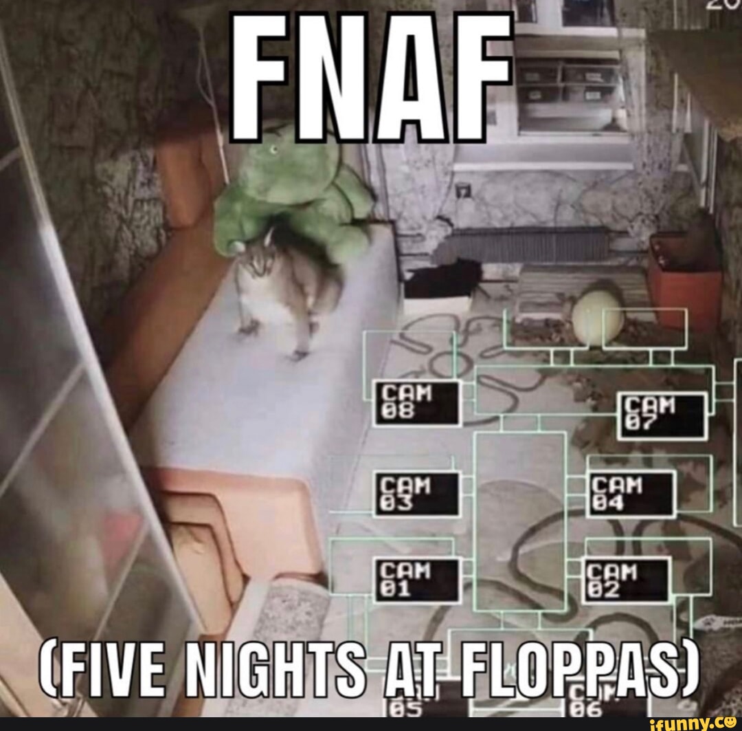 FNAF (FIVE NIGHTS AT-FLOPPAS) - iFunny