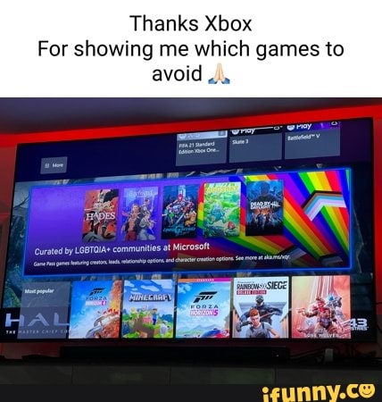 Thanks Xbox For showing me which games to avoid - iFunny Brazil