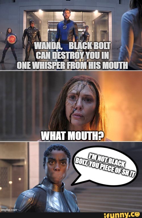 'WANDA, BLACK BOLT GANDESTROY,YOUIN, ONE WHISPER FROM HIS MOUTH WHAT ...