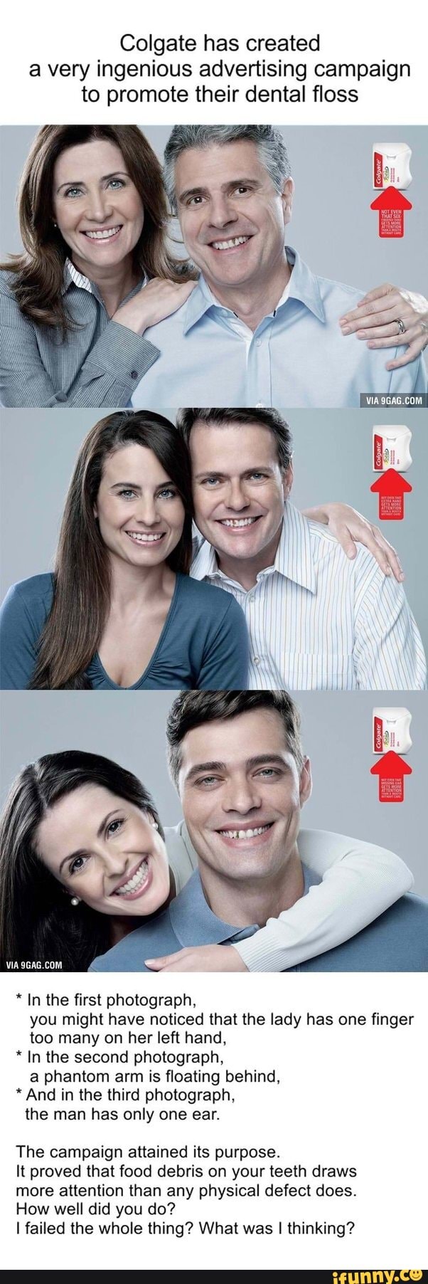 Colgate has created a very ingenious advertising campaign to promote ...