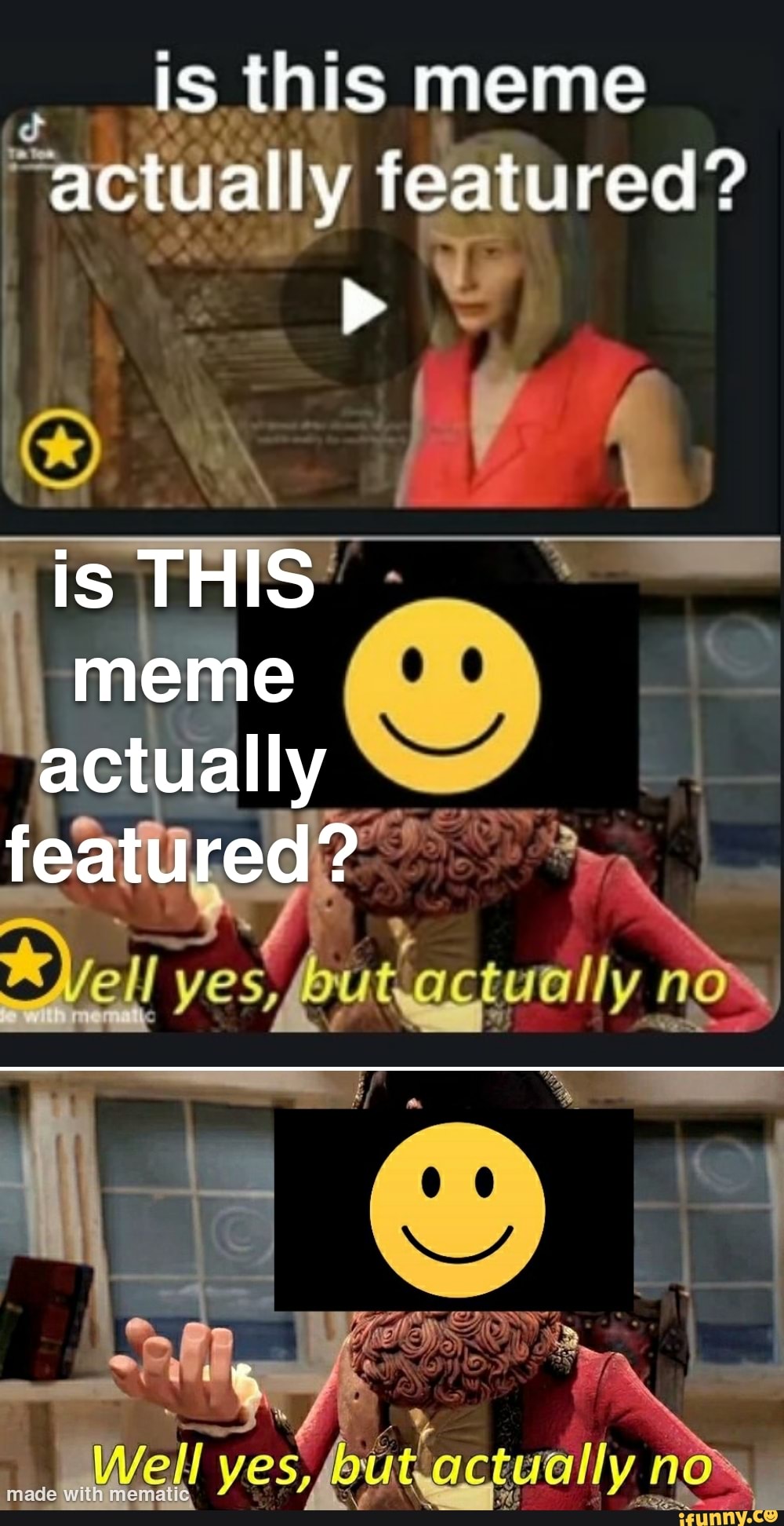 Is this meme actually featured? is THIS meme actually featured? ell ye ...