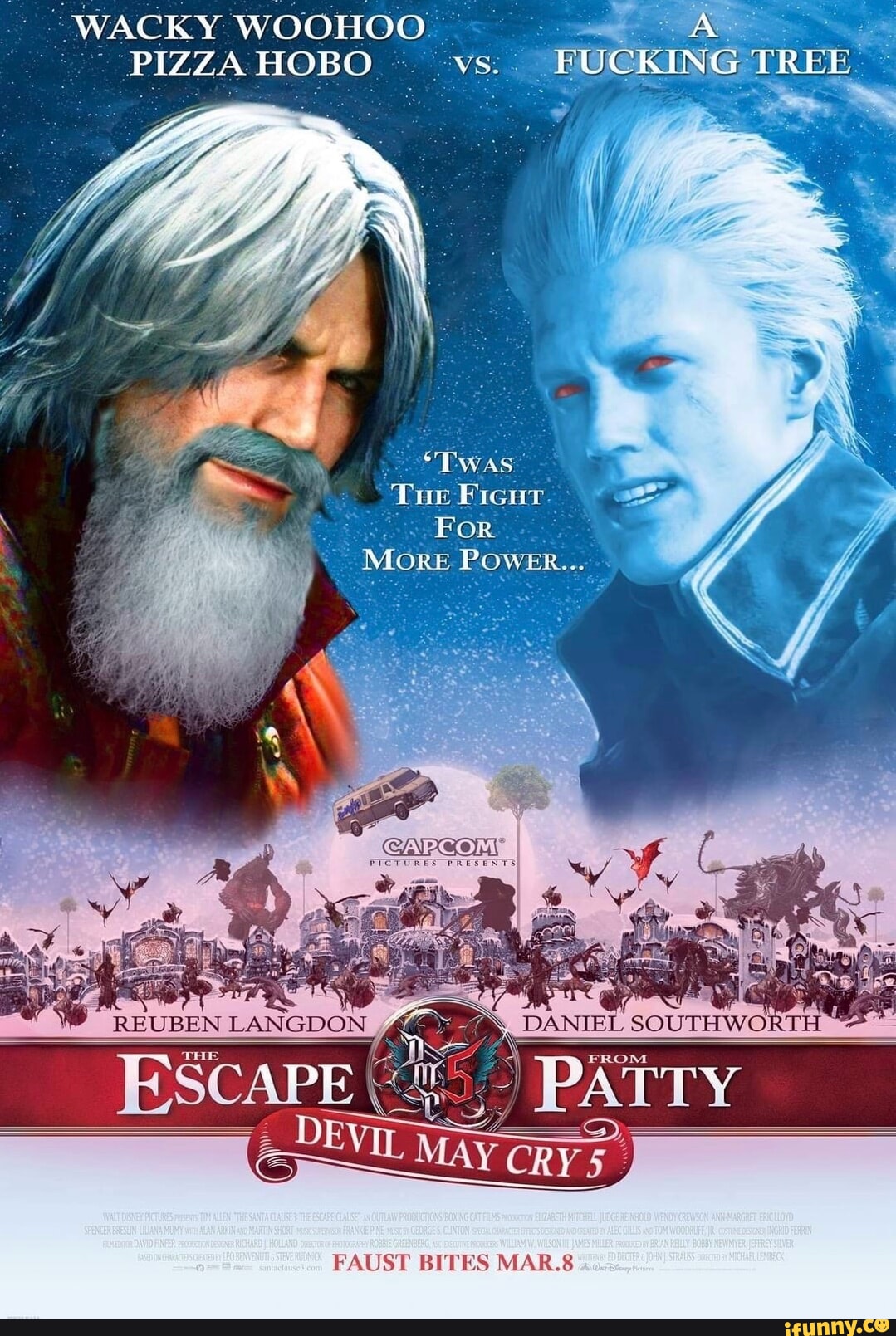 WACKY WOOHOO PIZZA HOBO FUCKING TREE Ge *Twas THE Ficutr For MOrE POWER ...