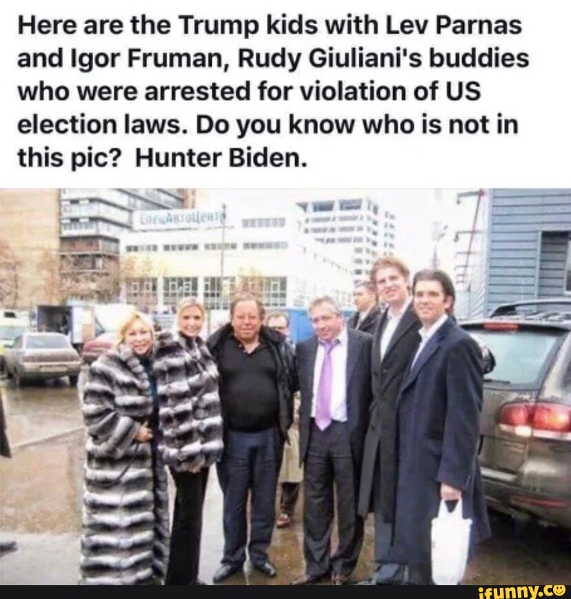 Here are the Trump kids with Lev Parnas and Igor Fruman, Rudy Giuliani ...