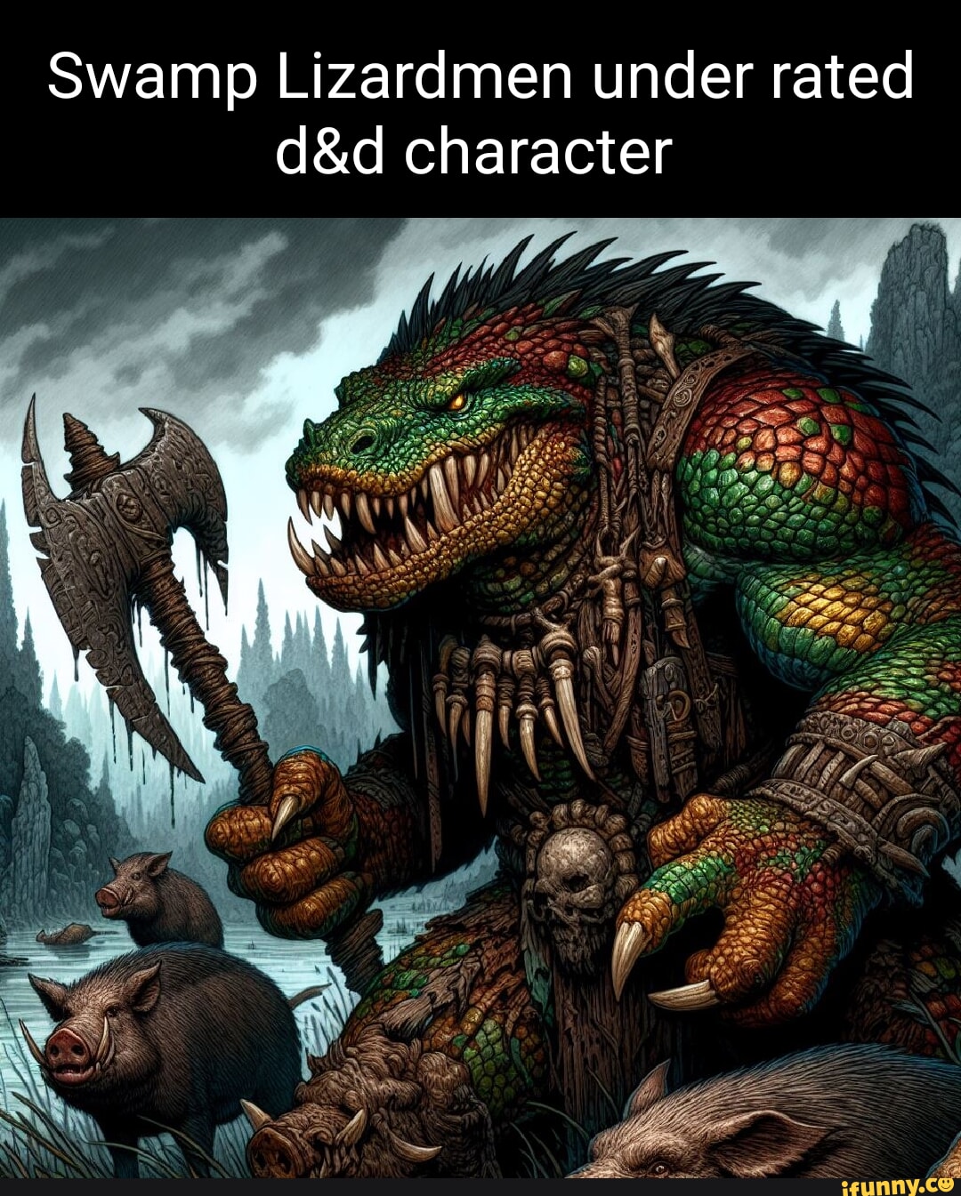 Lizardmen memes. Best Collection of funny Lizardmen pictures on iFunny