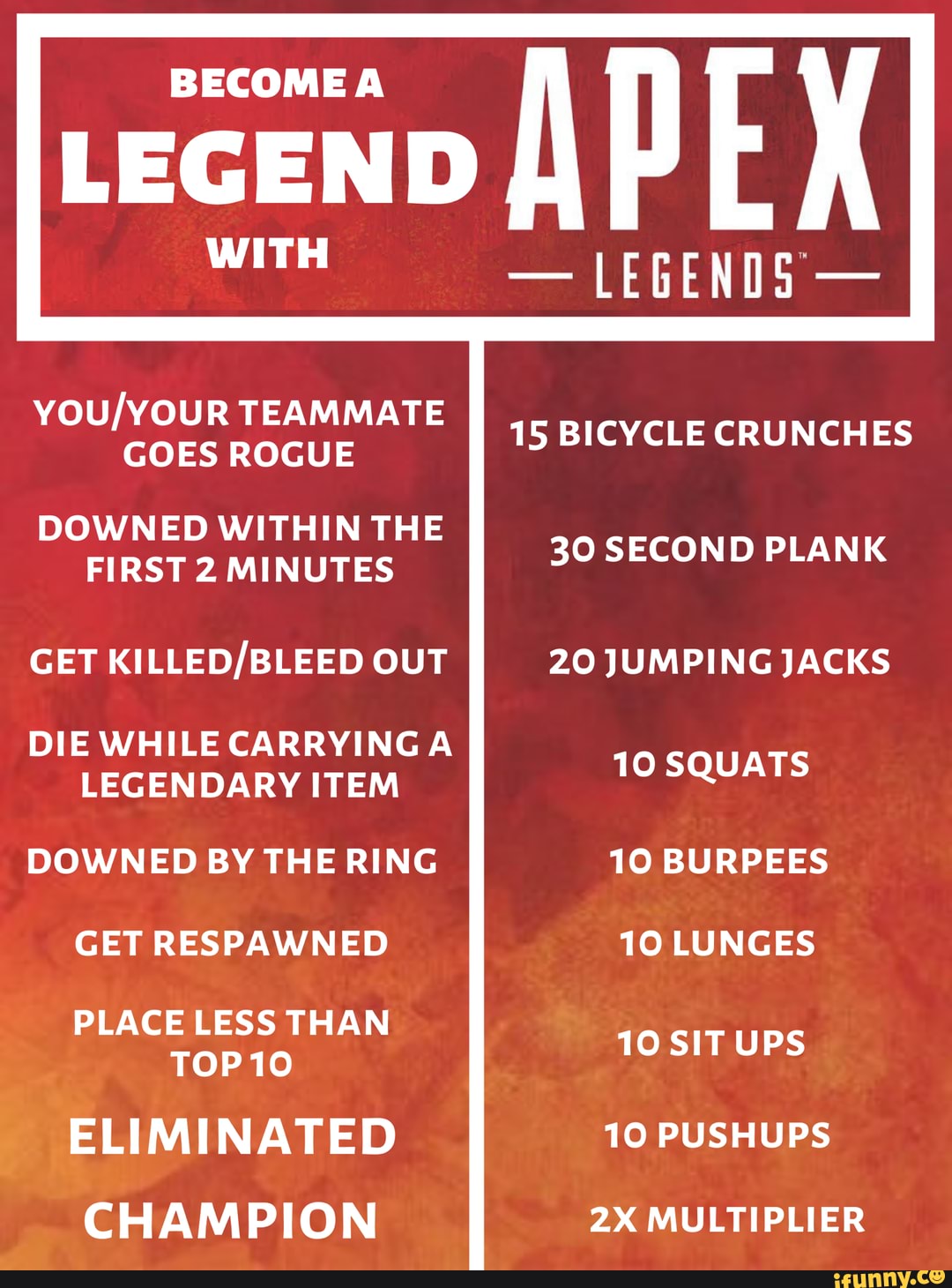#apexlegends #workout - BECOME A LEGEND WITH TEAMMATE GOES ROGUE DOWNED ...