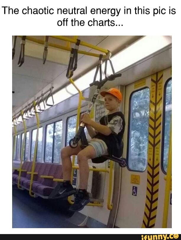 The chaotic neutral energy in this pic is off the charts... - iFunny