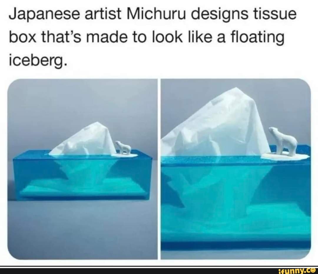 Japanese artist Michuru designs tissue box that's made to look like a ...