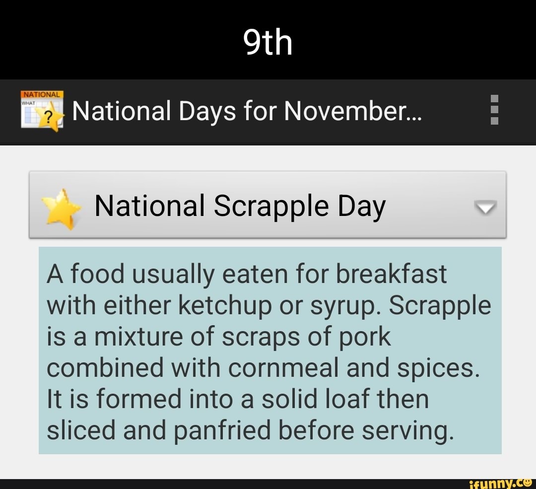 Scrapple memes. Best Collection of funny Scrapple pictures on iFunny