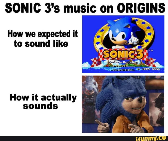 Sonic_origins memes. Best Collection of funny Sonic_origins pictures on ...