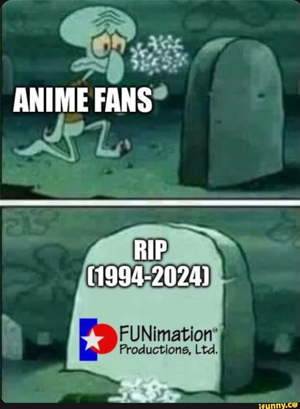 ANIME FANS RIP (1994-2024) FUNimation' Productions, Ltd. - iFunny