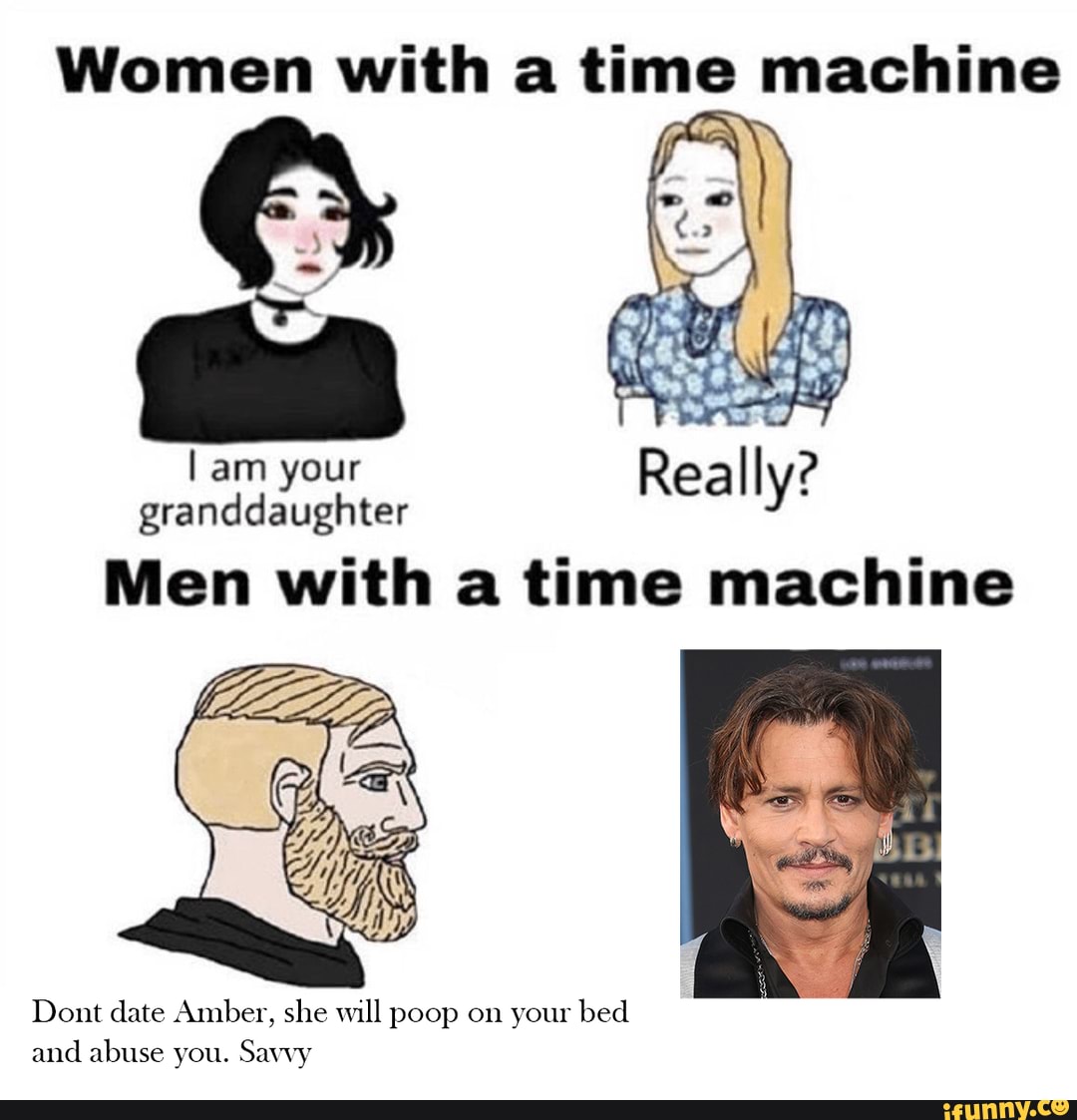 Women with a time machine I am your granddaughter Men with a time ...