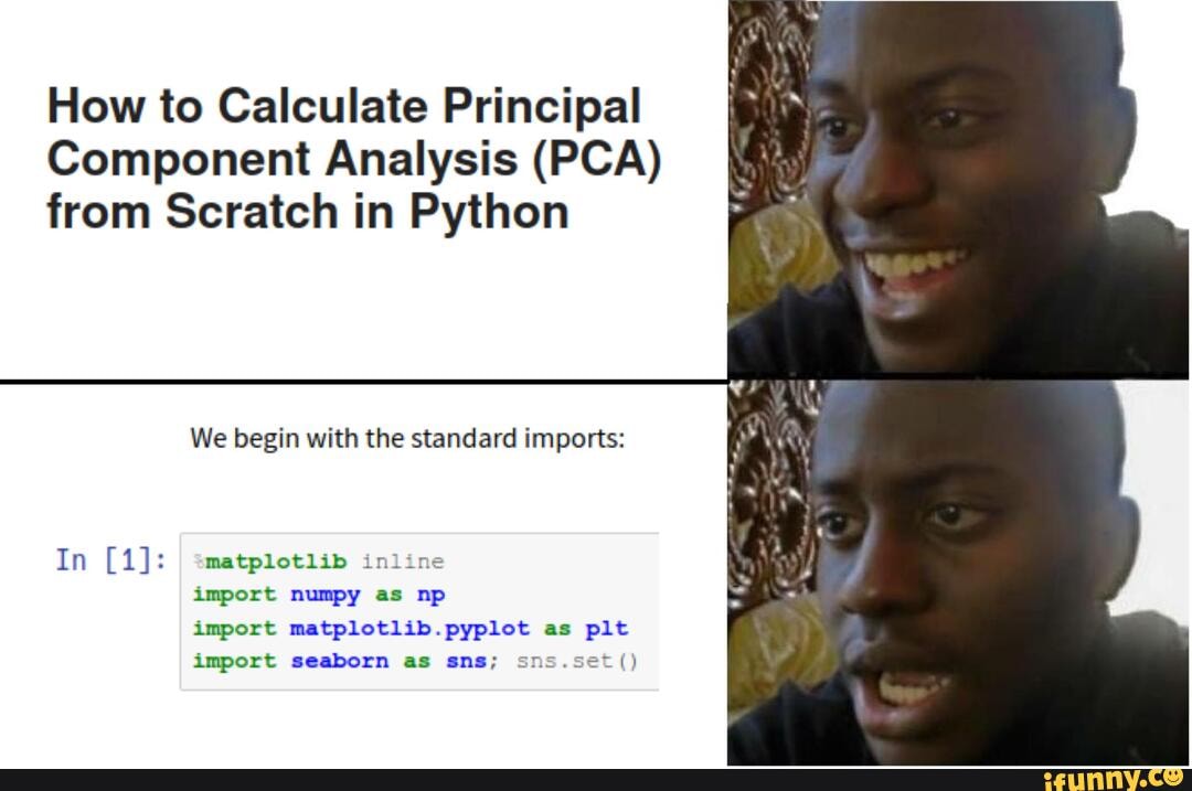 How To Calculate Principal Component Analysis PCA From Scratch In Python We Begin With The 