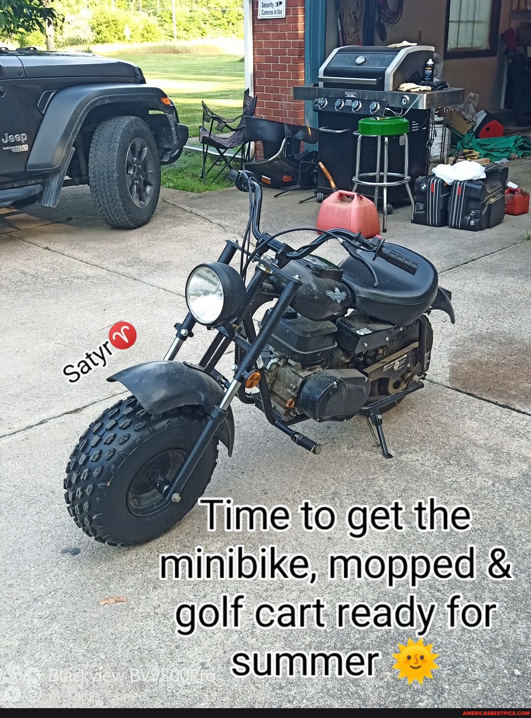 Minibike, mopped golf cart ready for summer - America’s best pics and ...
