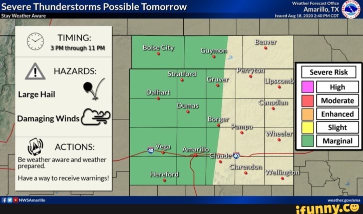 TIMING: Severe Thunderstorms Possible Tomorrow TX through 22 PM ACTIONS ...