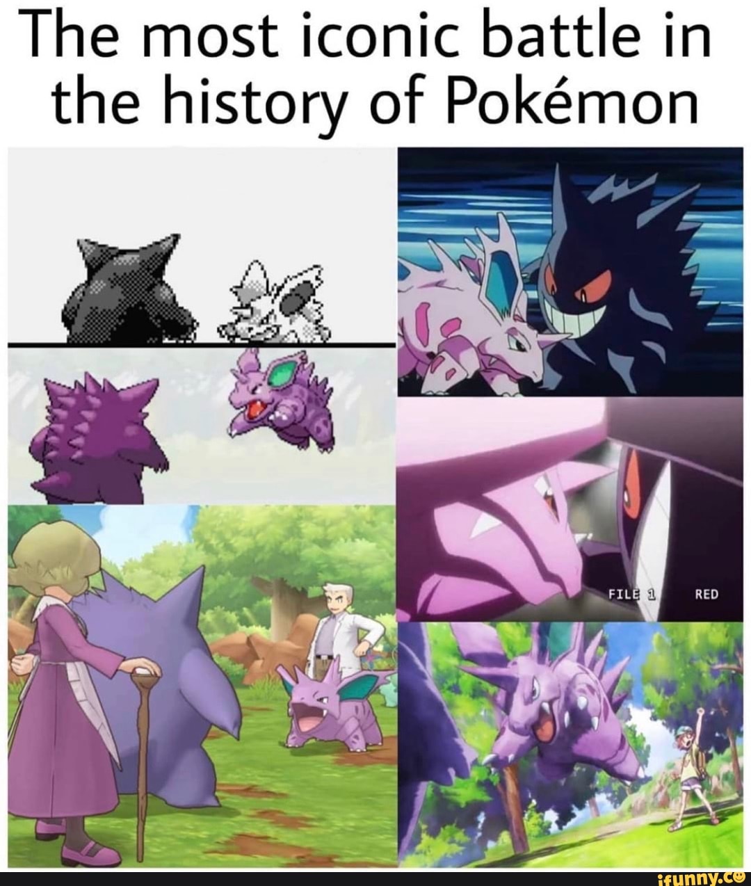The most iconic battle in the history of Pokemon - iFunny