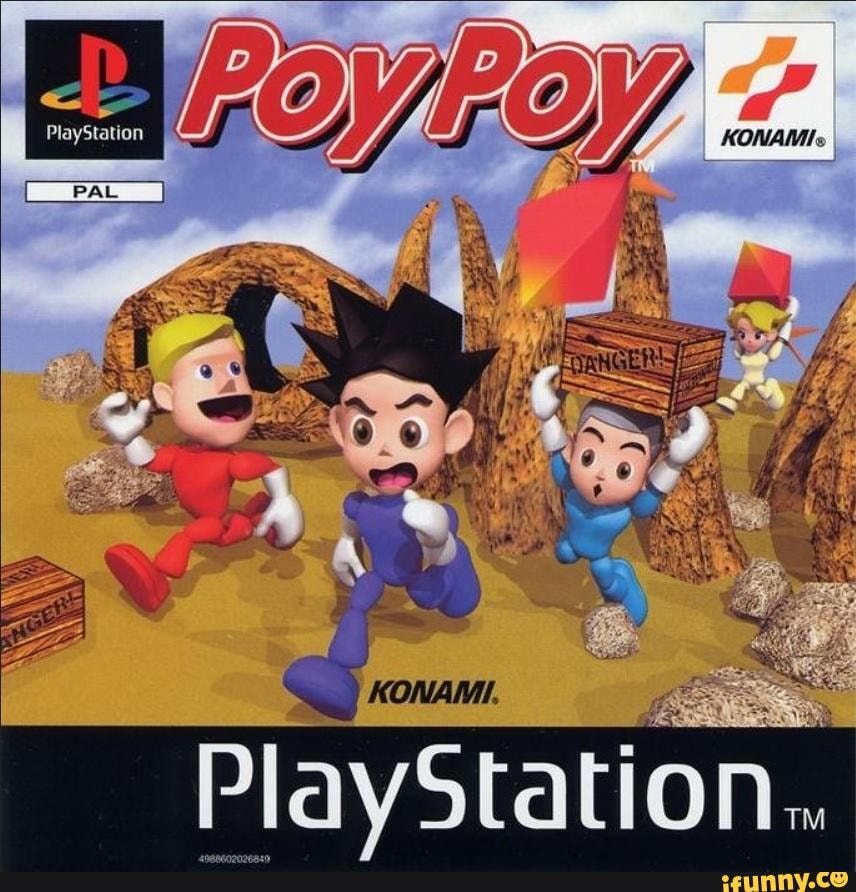 Poy Poy - videogames advert in the late '90s (PS1...) - PlayStation PAL ...