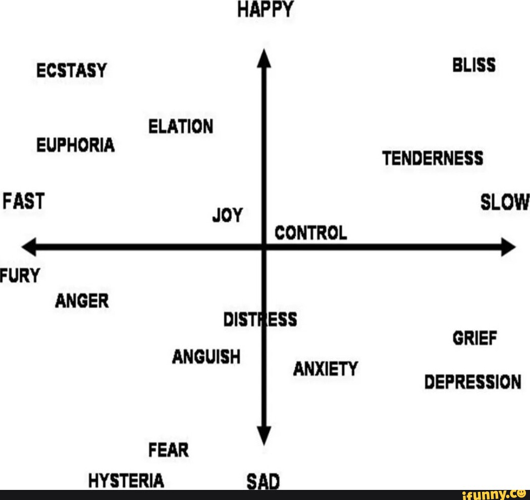 HAPPY ECSTASY ELATION EUPHORIA TENDERNESS FAST JoY OW CONTROL DIST ...