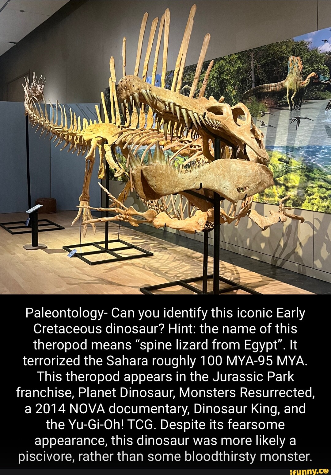 Paleontology- Can you identify this iconic Early Cretaceous dinosaur ...