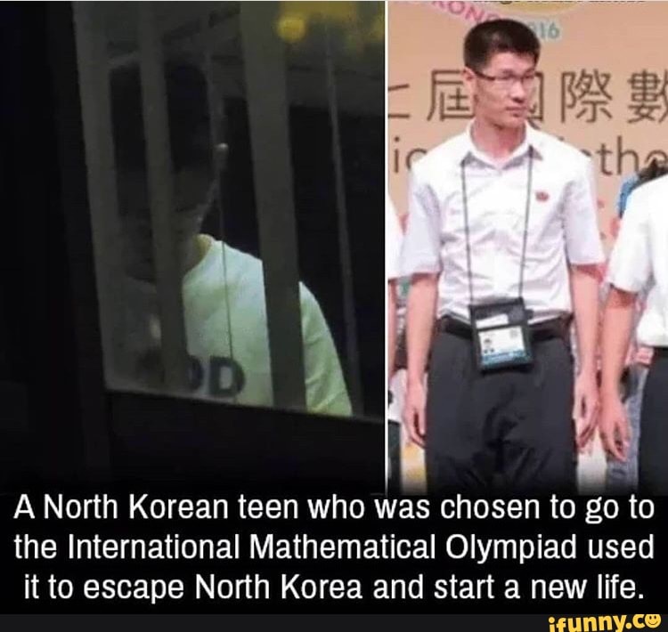 A North Korean teen who was chosen to go to the International ...