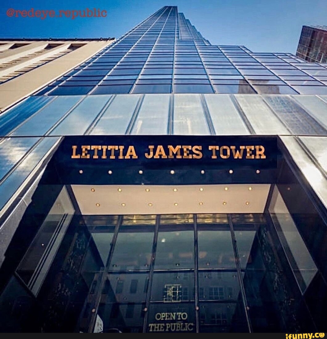 @redeye republic LETITIA JAMES TOWER - iFunny