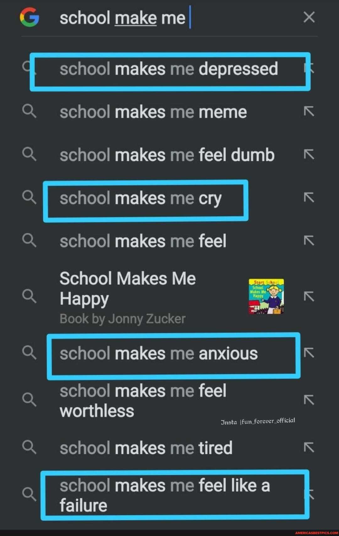 G school make meI school makes me depressed school makes me meme school ...