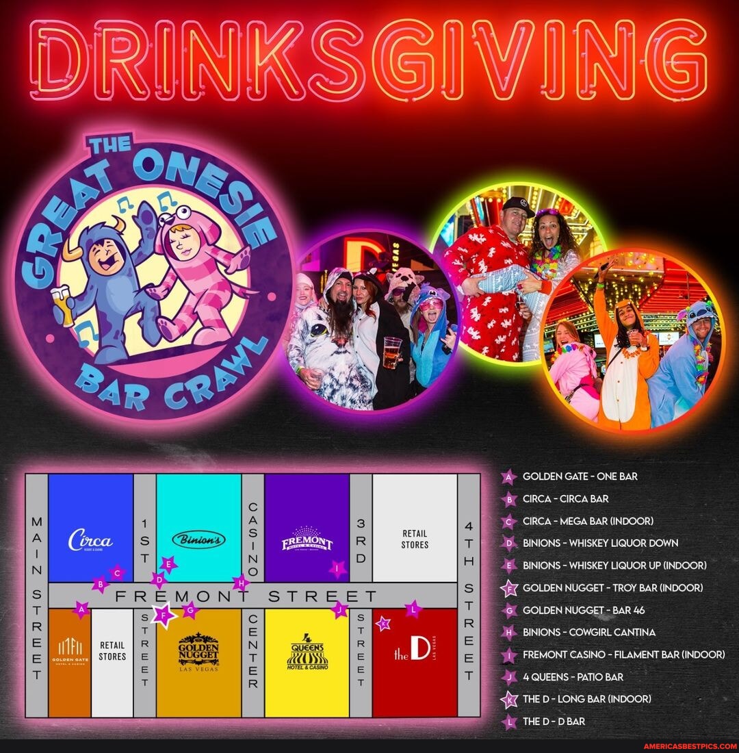 Here's your guide to the 2023 Great Onesie Bar Crawl happening during ...