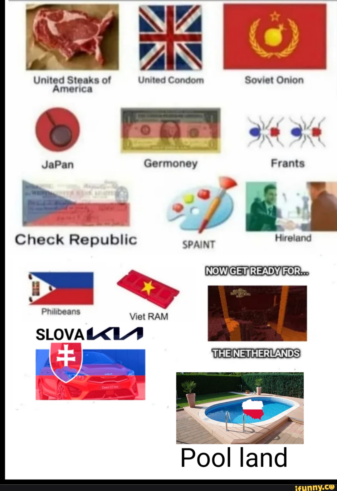NY United Steaks of United Condom Soviet Onion America JaPan Germoney ...
