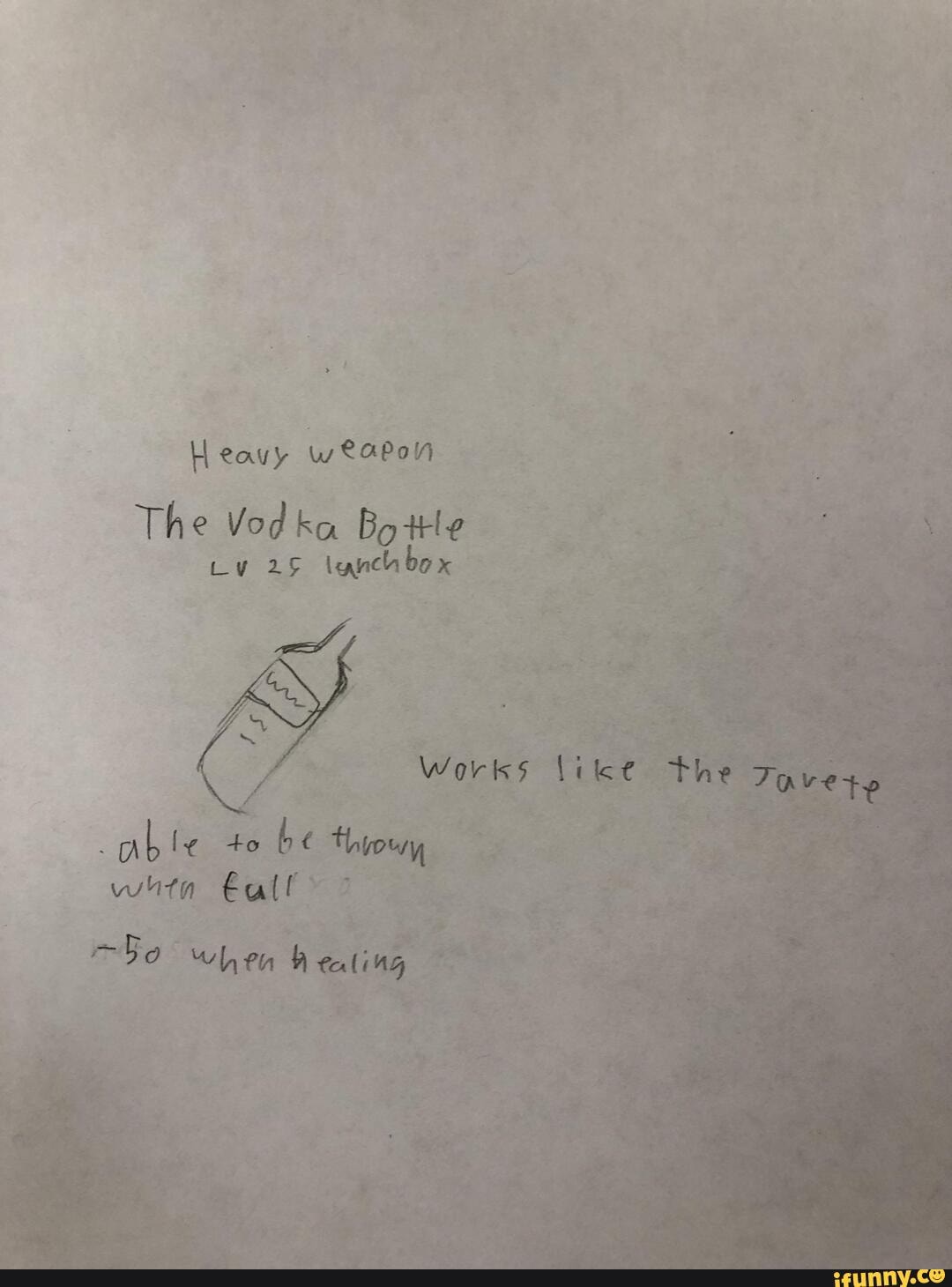 Heavy The Vodka Bottle Works Phe be ab when Eull whew - iFunny