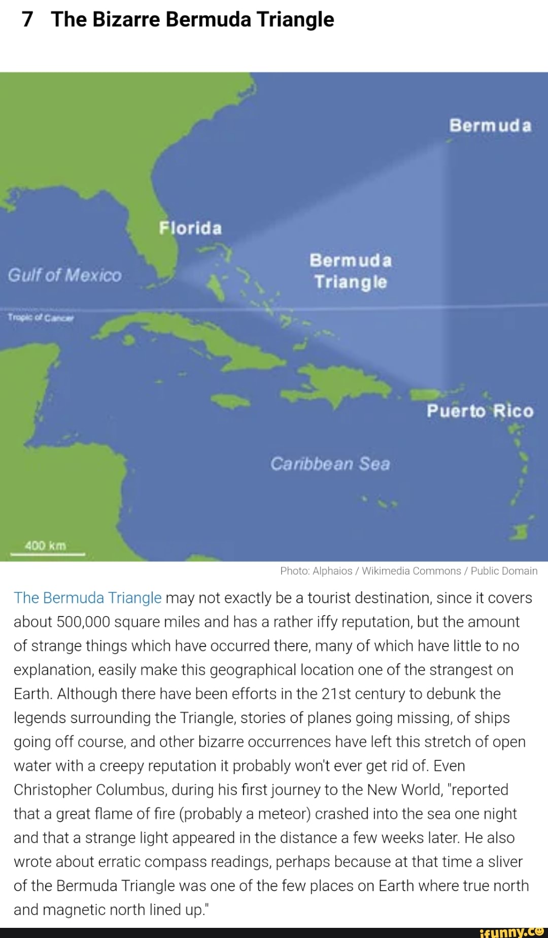 7 The Bizarre Bermuda Triangle Bermuda Florida Bermuda Gulf of Mexico ...