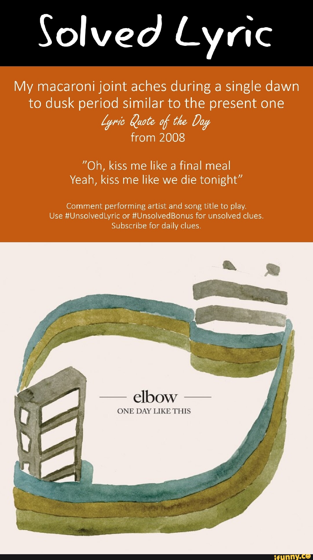 Elbow memes. Best Collection of funny Elbow pictures on iFunny