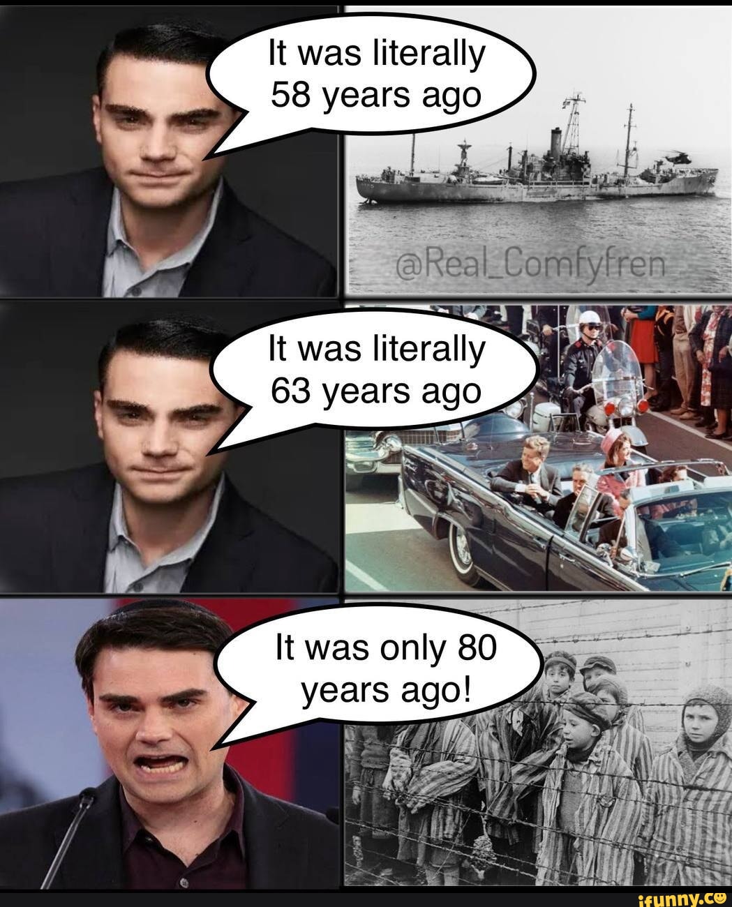 It was literally 58 years ago It was literally 63 years ago It was only ...