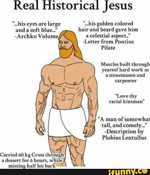 Real Historical Jesus "..his eyes are large .his golden colored and a ...