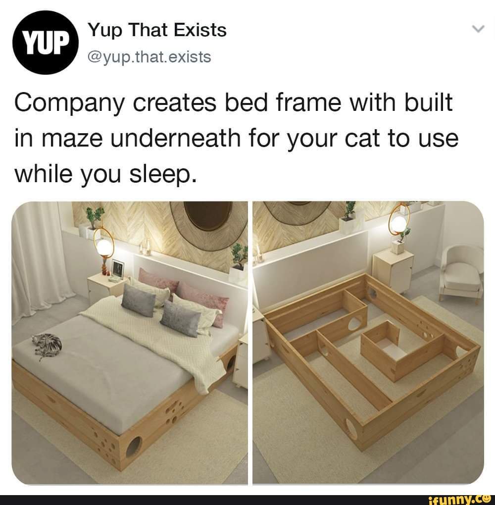 Yup That Exists Company creates bed frame with built in maze underneath ...
