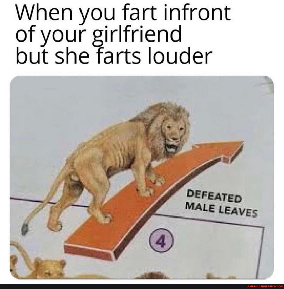 When you fart infront of your girlfriend but she farts louder HALE - America’s best pics and videos