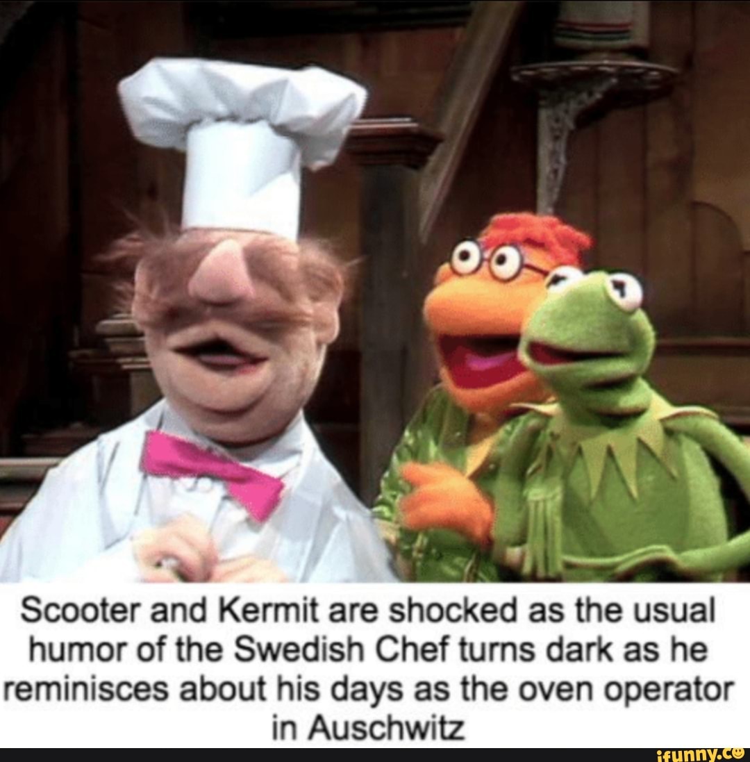 Scooter and Kermit are shocked as the usual humor of the Swedish Chef ...