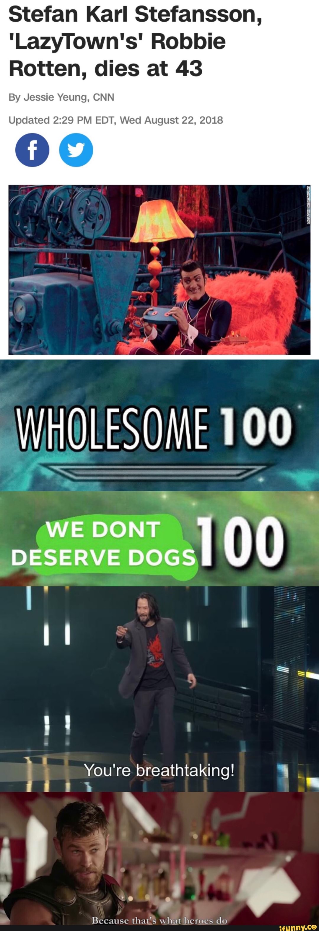 Stefan Karl Stefansson, 'LazyTown's' Robbie Rotten, dies at 43 By ...